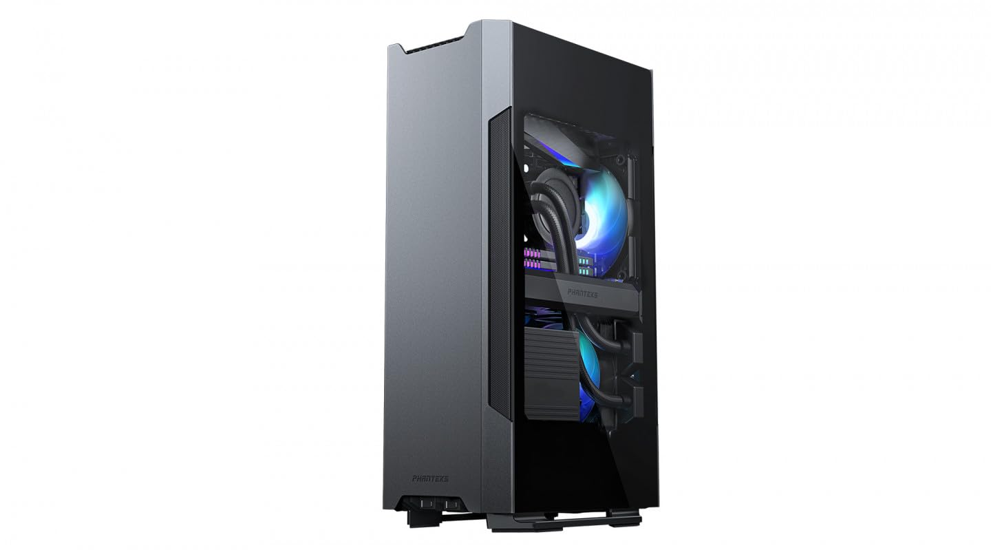 Phanteks (PH-ES217E_AG02) Evolv Shift 2 Mini-ITX case, Tempered Glass Side Panels, Aluminum Panels, D-RGB, Anthracite Grey
