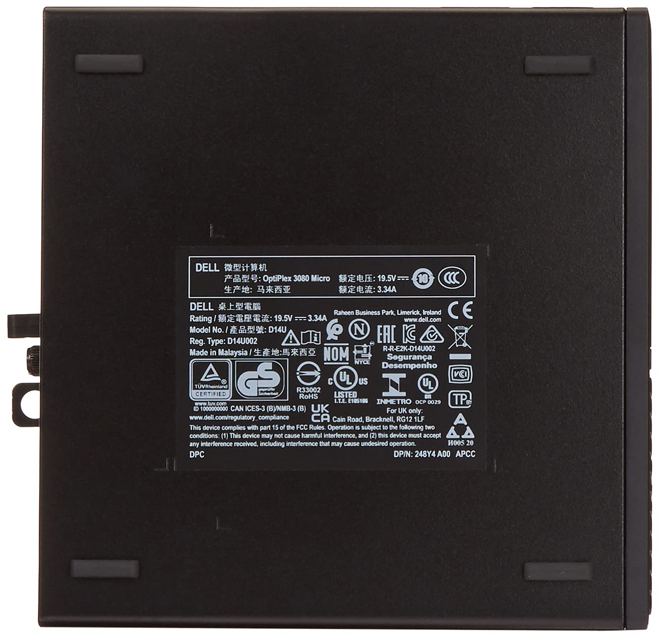 Dell OPTIPLEX 3080 MFF I5/3.1 8GB 128GB W10P