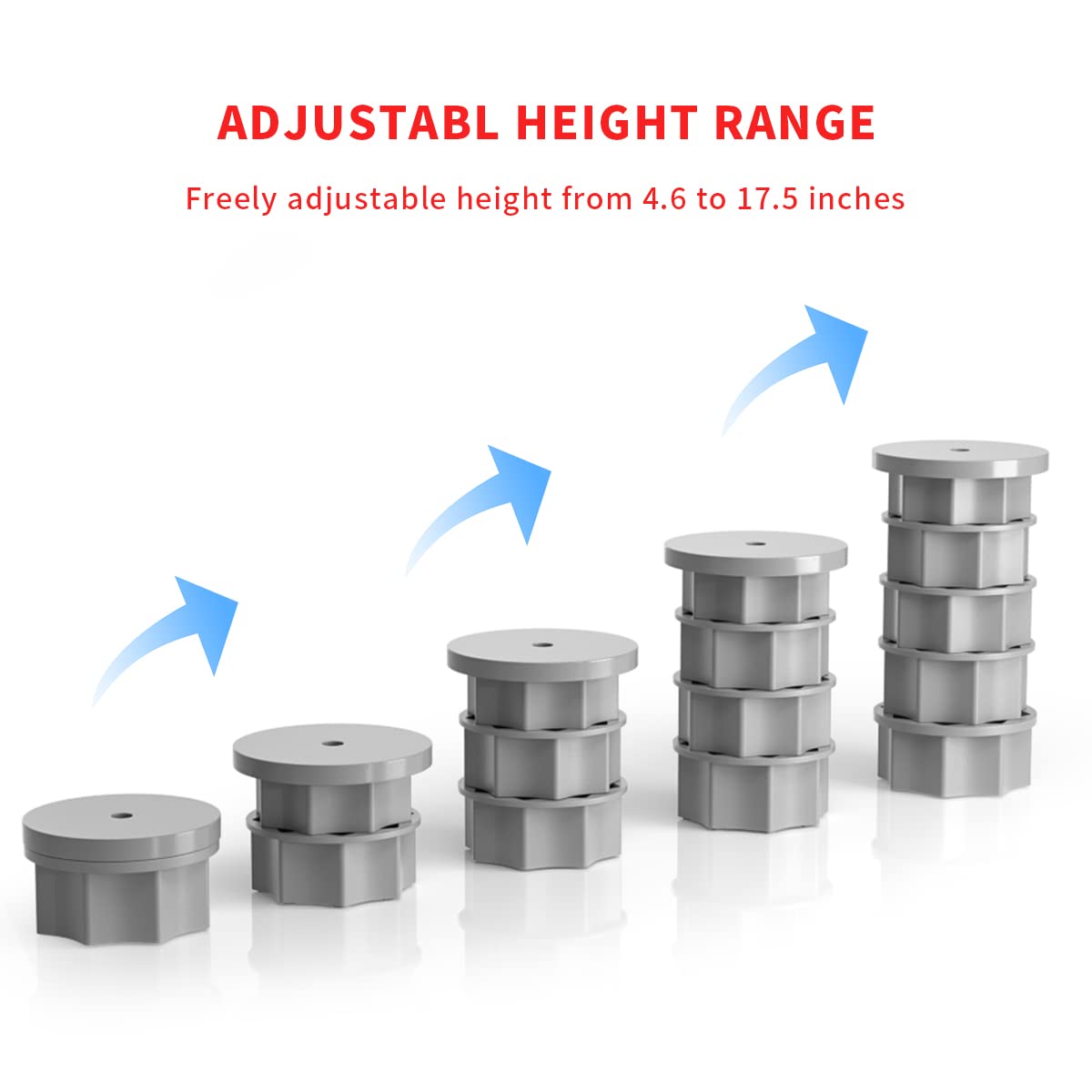 2022 Upgraded Portable Separable Folding Stool, Multifunctional Stool Split into Storage Boxes or Bowl with Load Capacity 400lbs Portable Collapsible Stool for Camping Fishing Hiking BBQ (Grey)