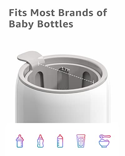 Bottle Warmer, GROWNSY 6-in-1 Fast Baby Milk Warmer for Breastmilk or Formula, Accurate Temperature Control, with Defrost, Sterili-zing, Keep, Heat Baby Food Jars Function