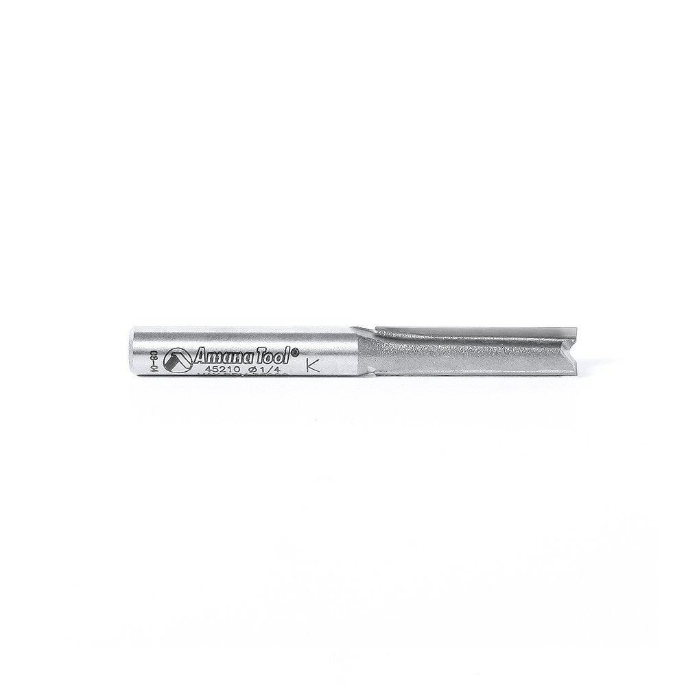 Amana Tool - 45210 Carbide Tipped Straight Plunge High Production 1/4 Dia x 1" 4 S