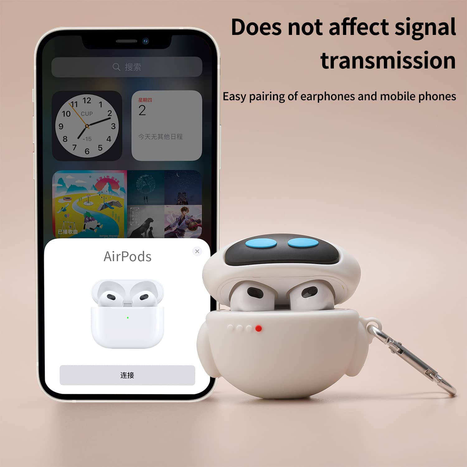 Ahnspiceo Compatible with AirPods 3 Case Cover, 3D Cute Funny Anime Characters Design Case Compatible with AirPods 3rd Generation Case 2021,for Women Men AirPods 3rd (Eva)