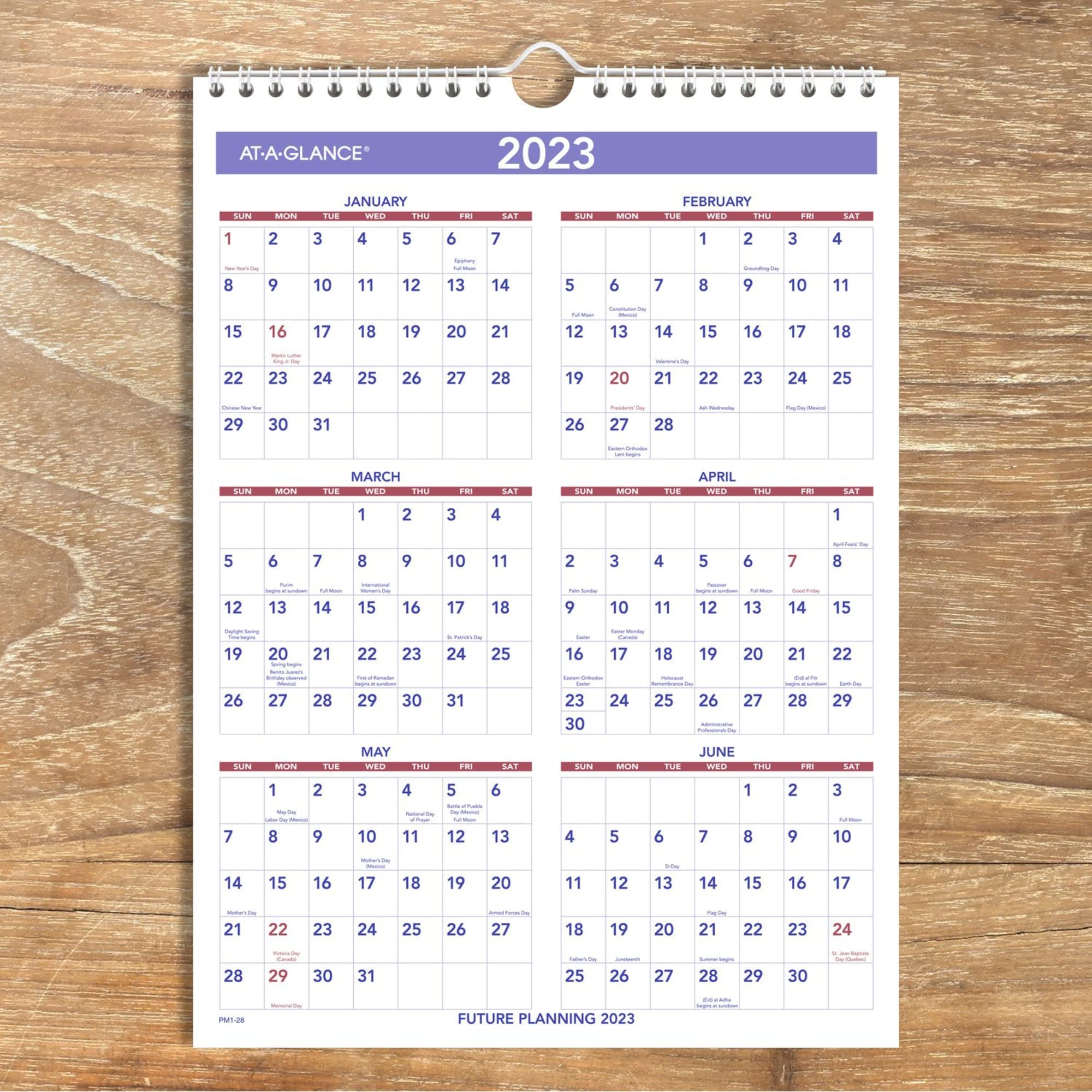 2022 Wall Calendar by AT-A-GLANCE, 8" x 11", Small, Monthly (PM128)
