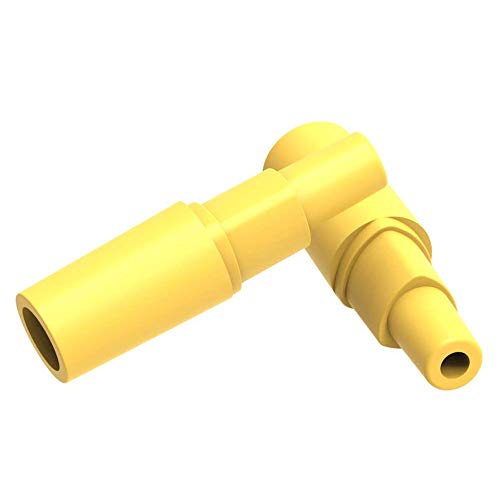 BabyValley Upgrade Backflow Adapter Compatible with Spectra S1/S2, Spectra 9, 9Plus Flange Adapter Connectors for Medela Breastshield Swing, Harmony Flange and Spectra Backflow Protector (Yellow 2pc)