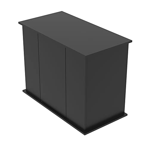 Aquatic Fundamentals, 50/65 Gallon Wood Aquarium Stand, 37.37" L x 19.37" W, Black