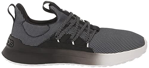 adidas Men's Lite Racer Adapt 5.0 Running Shoe, White/Black/White, 9.5