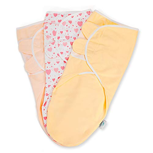 eJoyce Newborn Swaddle Blanket Wrap for Infant by 3 per Pack, EJ-2003 (Set 2)