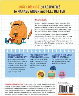 Anger Management Workbook for Kids: 50 Fun Activities to Help Children Stay Calm and Make Better Choices When They Feel Mad [Spiral-bound]