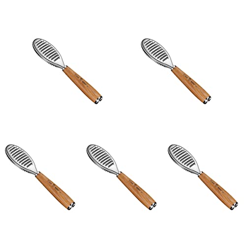 3pcs Brush Bubba Slicer Removal Knife Removing for Home Fish Blade Kit Seafood Remover Faster Meat Tool Easier Fillets Accessories Skinning Deveiner Descaler with Scaler (Color : Assorted Colorx5pcs