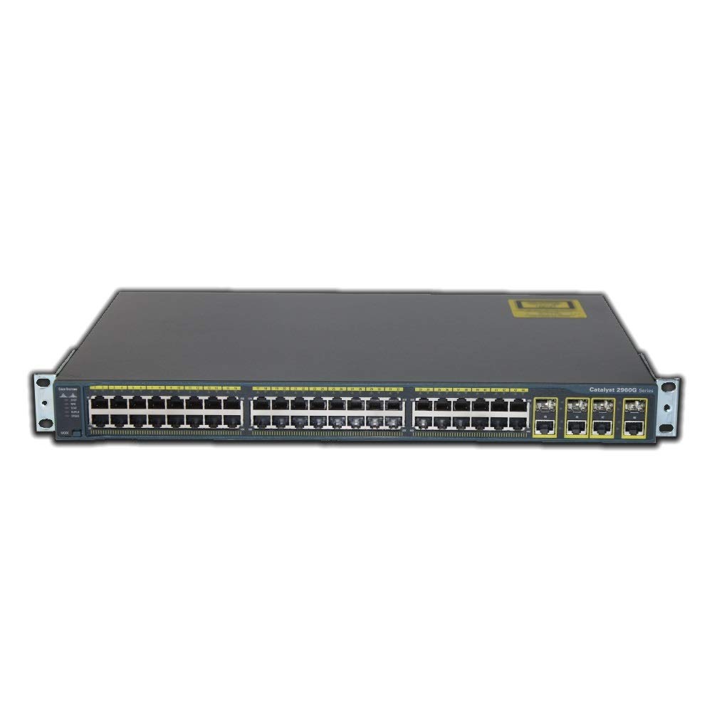 Cisco Catalyst 2960 44P 1GbE 4P SFP/Base-T LAN Base Switch WS-C2960G-48TC-L (Renewed)