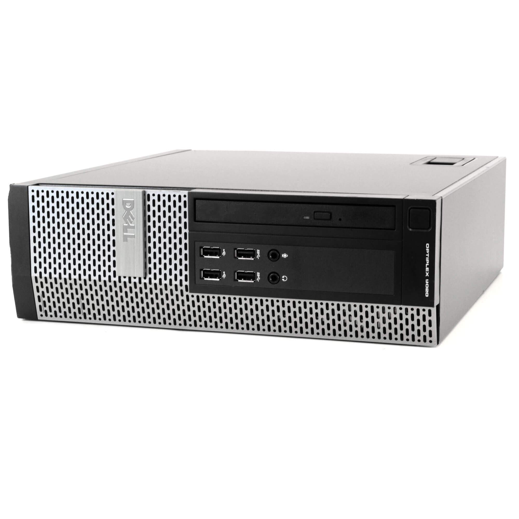 Dell Optiplex 9020 Small Form Desktop, Quad Core i5 4570 3.2Ghz, 8GB DDR3 RAM, 128GB SSD Hard Drive, DVD-RW, Windows 10 Pro (Renewed)