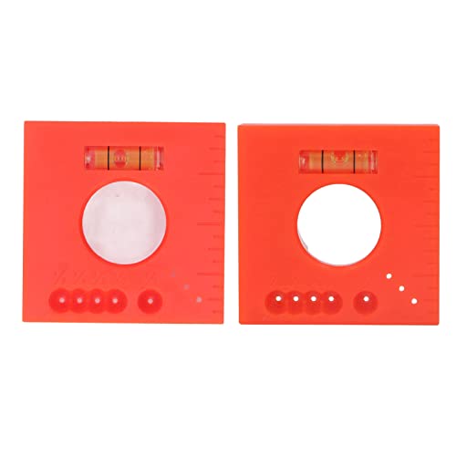 2Pcs Marks Offset Ruler, ABS Multifunction Parallel Lines Level 45 Degree Cutting Marking Carpentry Tool