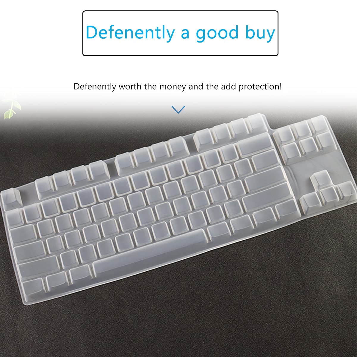 Keyboard Cover for Logitech K835 Mechanical Gaming Keyboard 84 Keys Wired USB Keyboard, Logitech K835 Keyboard Accessories Protective Skin-Clear