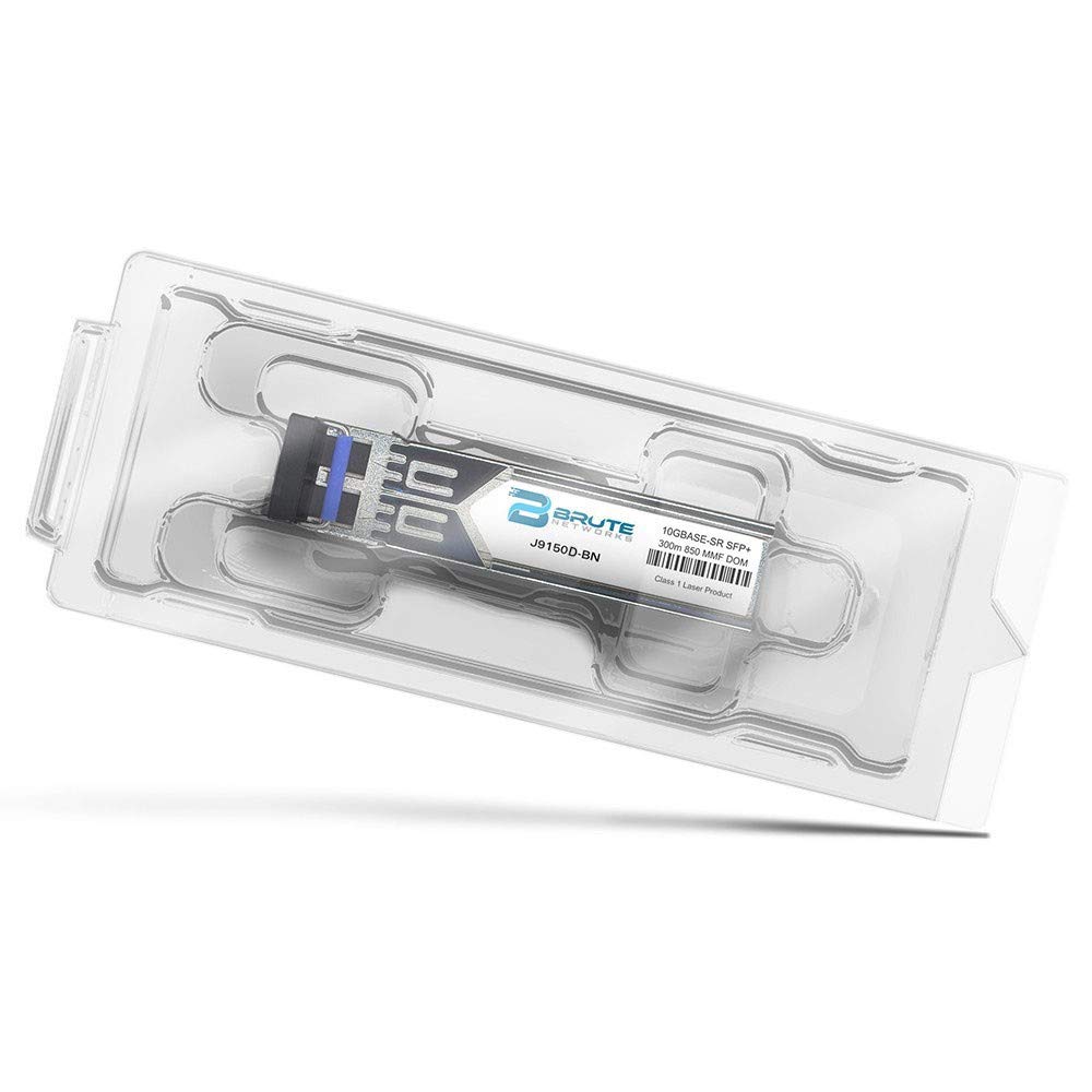 Brute Networks J9150D-BN - 10GBASE-SR 300m MMF 850nm SFP+ Transceiver (Compatible with OEM PN# J9150D)