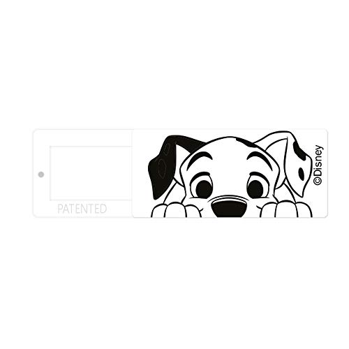 ERT GROUP Original and Officially Licensed by Disney Webcam Cover, Pattern Dalmatian 001, Privise Sliding Camera Cover for Laptop, Computer and Tablet, Security Products