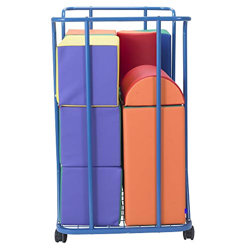 Childrenās Factory, Angeles Universal Cart, AFB7930, Mobile Nap Mats & Soft Play Equipment Storage, Daycare, Preschool, Nursery or Classroom Organizer