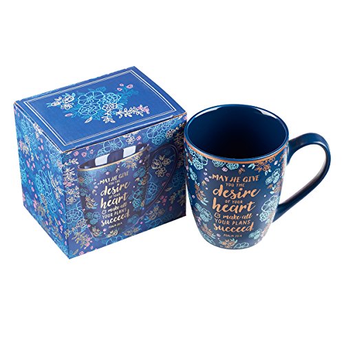 Christian Art Gifts Mug May He Give You Ps. 20:4