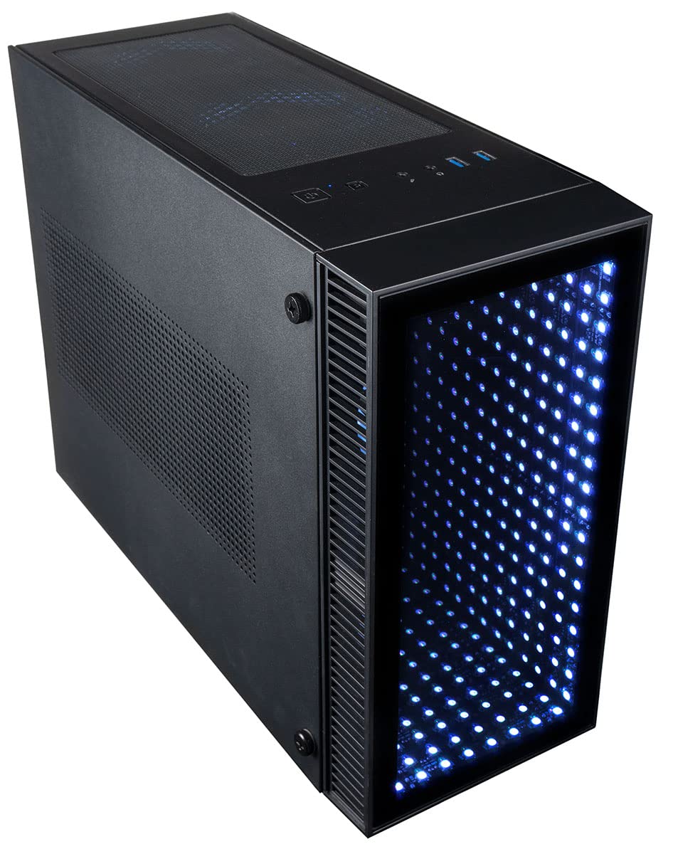 Empowered PC Continuum Mini Gaming Desktop - Intel Arc A750 (> RTX 3060), Intel 20-Core i7-14700KF (~ i9-13900K), 32GB DDR5 RAM, 1TB NVMe, WiFi 6, Windows 11 - Tiny Liquid Cooled RGB Gamer Computer