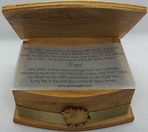 Christian Gifts Handmade Blessings Box Inspirational Faith Based Promise Scripture Bilingual Card Box Women Gift Cajitas de Promesas Regalos Cristianos Decoration Box