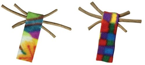 CAT DANCER Products Cat Chaser with Colorful Fleece, Interective Toy for Exercise (Pack of 6)