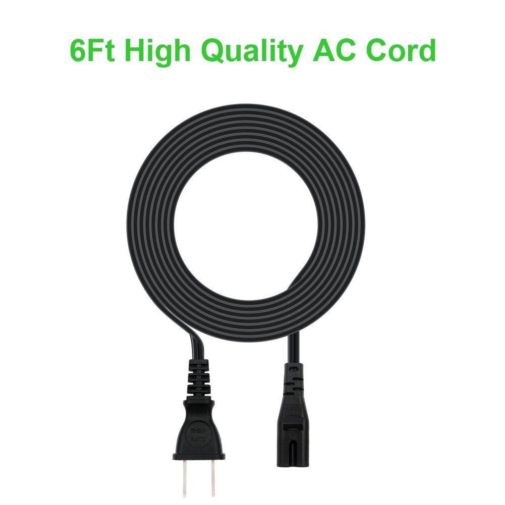 Powseed for LG Monitor Power Cord 19V DC Power Supply AC Adapter with 10FT Cable for LG Electronics 19'' 20'' 22'' 23'' 24'' 27'' LED LCD Monitor Widescreen LED LCD HD TV