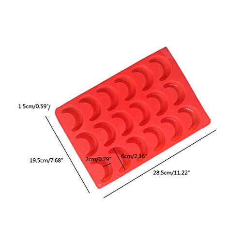 2Pcs Silicone Ice Cube Tray Mold Moon Chocolate Moulds Baking Tool Ice Making Mold for Kids Party Soap Mold Jewelry Kit