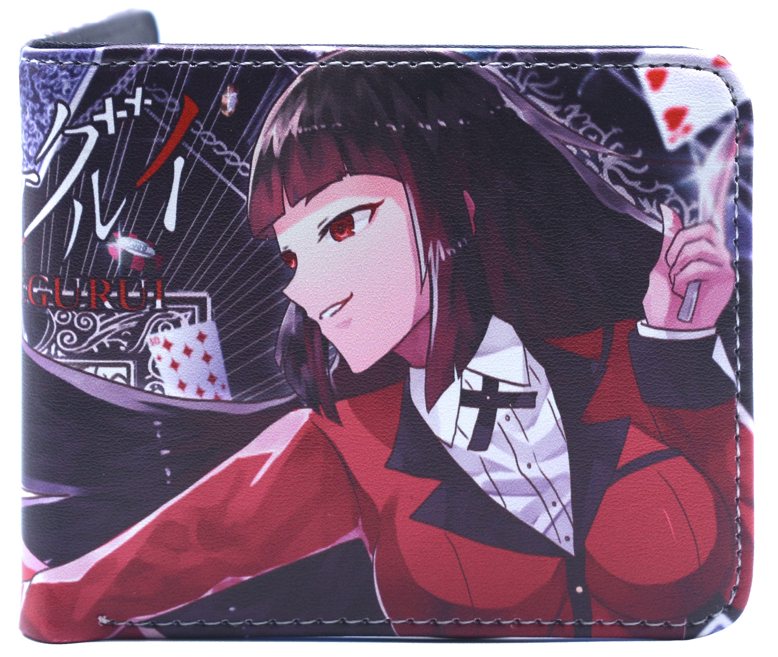 Amatensu Anime Characters Meari Saotome wallet Momobami Kirari wallet Jabami Yumeko wallet A