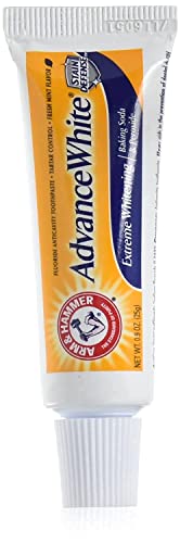 Arm and Hammer Advance Whitening Toothpaste .9 Oz Travel Size 4 Pk.