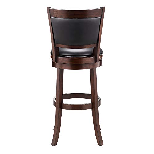 Ball & Cast Swivel Pub Height Barstool 29 Inch Seat Height Cappuccino Set of 1