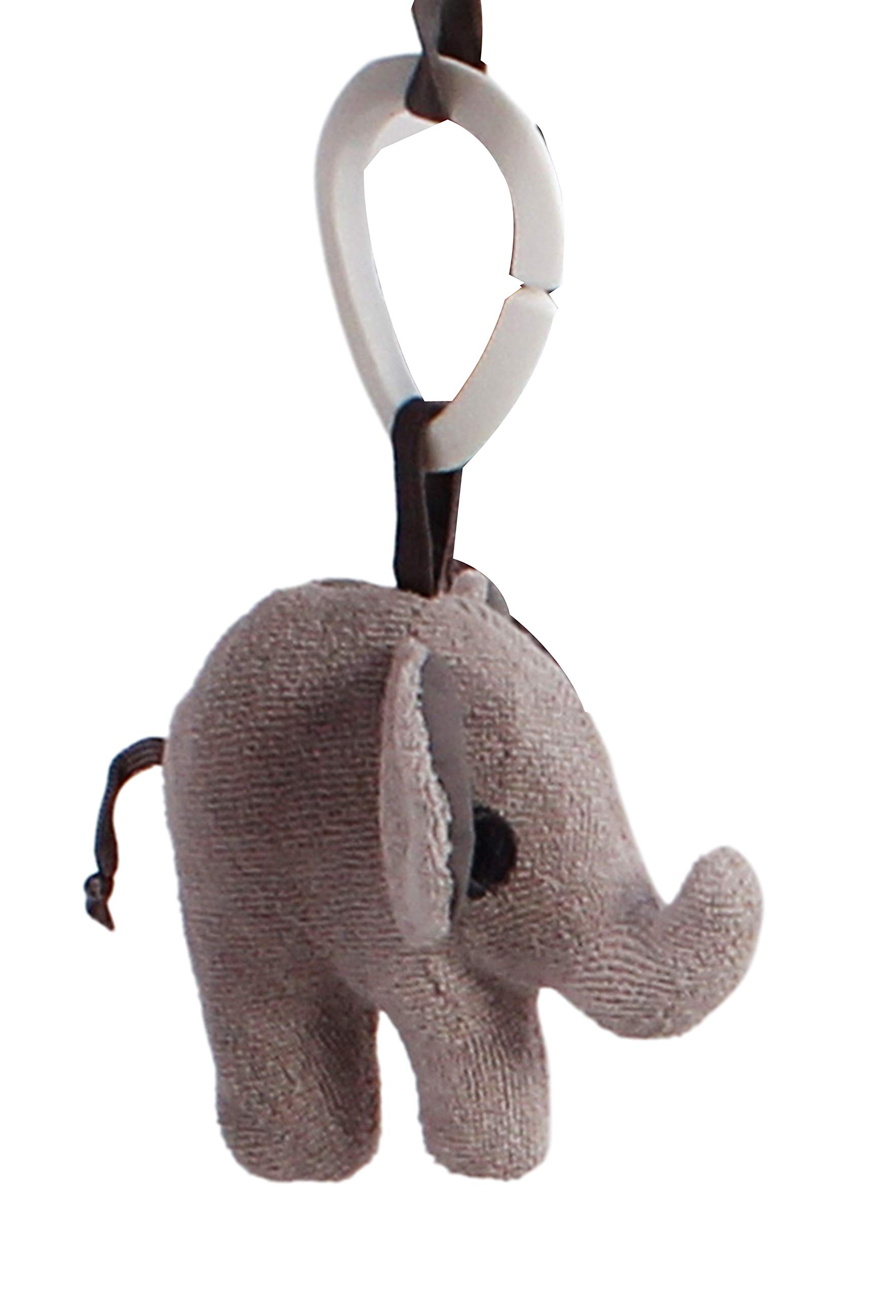 Bacati Elephants Unisex Activity Gym with Mat, Grey