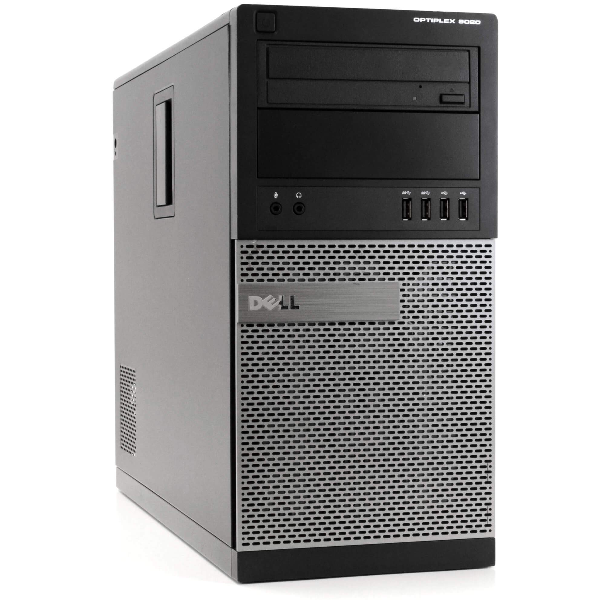 Dell 9020 Tower, Core i7-4770 3.4GHz, 16GB RAM, 500GB Hard Drive, DVDRW, Windows 10 Pro 64bit (Renewed)
