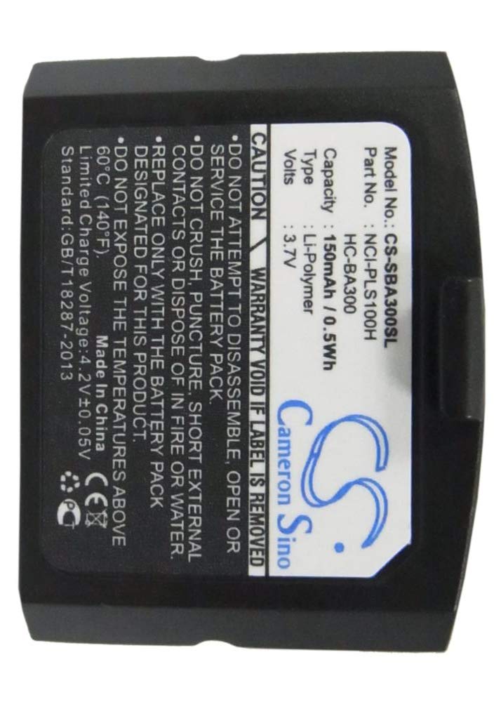 Replacement for Sennheiser HC-BA300 Battery - Fully Compatible with Set 840, 500898, IS-410, IS410 TV, IS4200, IS-4200 - (150mAh Li-Polymer)
