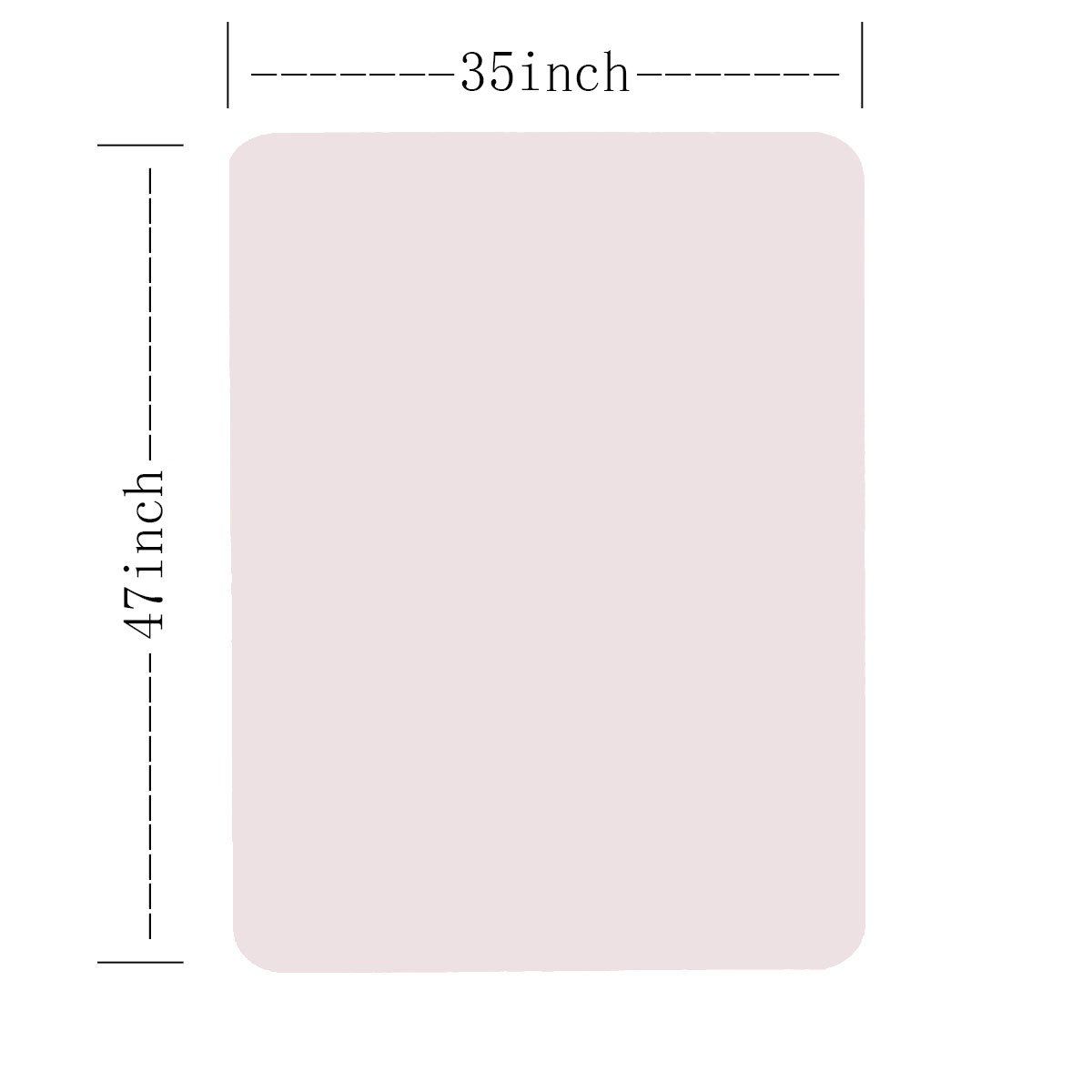 2Pack Thickest Chair Mat for Hardwood Floor - 1/8" Thick 47" X 35" Crystal Clear Chair Mat for Hard Floor, Can't be Used on Carpet Floor