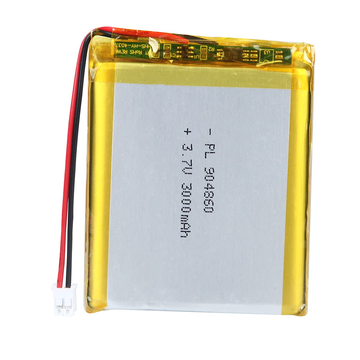 YTKavq 3.7v 3000mAh 904860Lithium Ion Polymer Battery Rechargeable Li-ion Battery Lipo Battery with PH2.0mm Connector