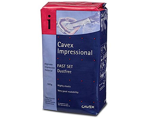Cavex Impressional Alginate Impression Material, Fast Set, 500 Grams