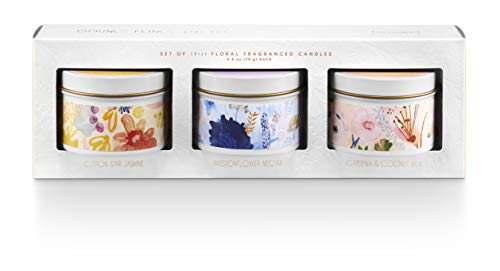 Illume Spring Fling Collection, 3-2.5 oz Votive Candle Set, Gift, Multi-Colored