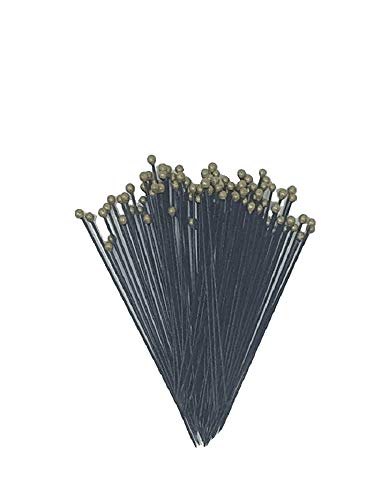 Premium Black Enameled Steel Insect Pins, Size 2, Pack of 100