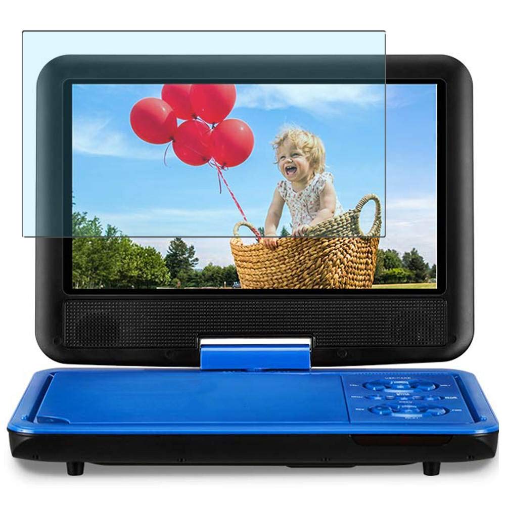 Puccy 2 Pack Anti Blue Light Screen Protector Film, Compatible with DR.J Portable DVD Player 9.5" TPU Guard ( Not Tempered Glass Protectors )