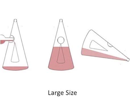 Product Waze Wine Decanter - 750ml Pyramid-Shaped - Wine/Whiskey Decanter - Hand Blown Lead-Free Crystal Glass Decanter - Red Wine Carafe - Wine Gift - Wine Accessories