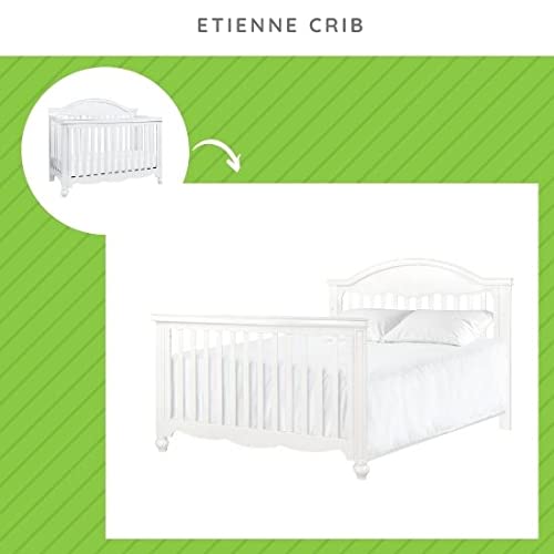 CC KITS Full-Size Conversion Kit Bed Rails for Million Dollar Baby Ashbury, Durham, Etienne, Foothill, Louis & Wembley Cribs (White)