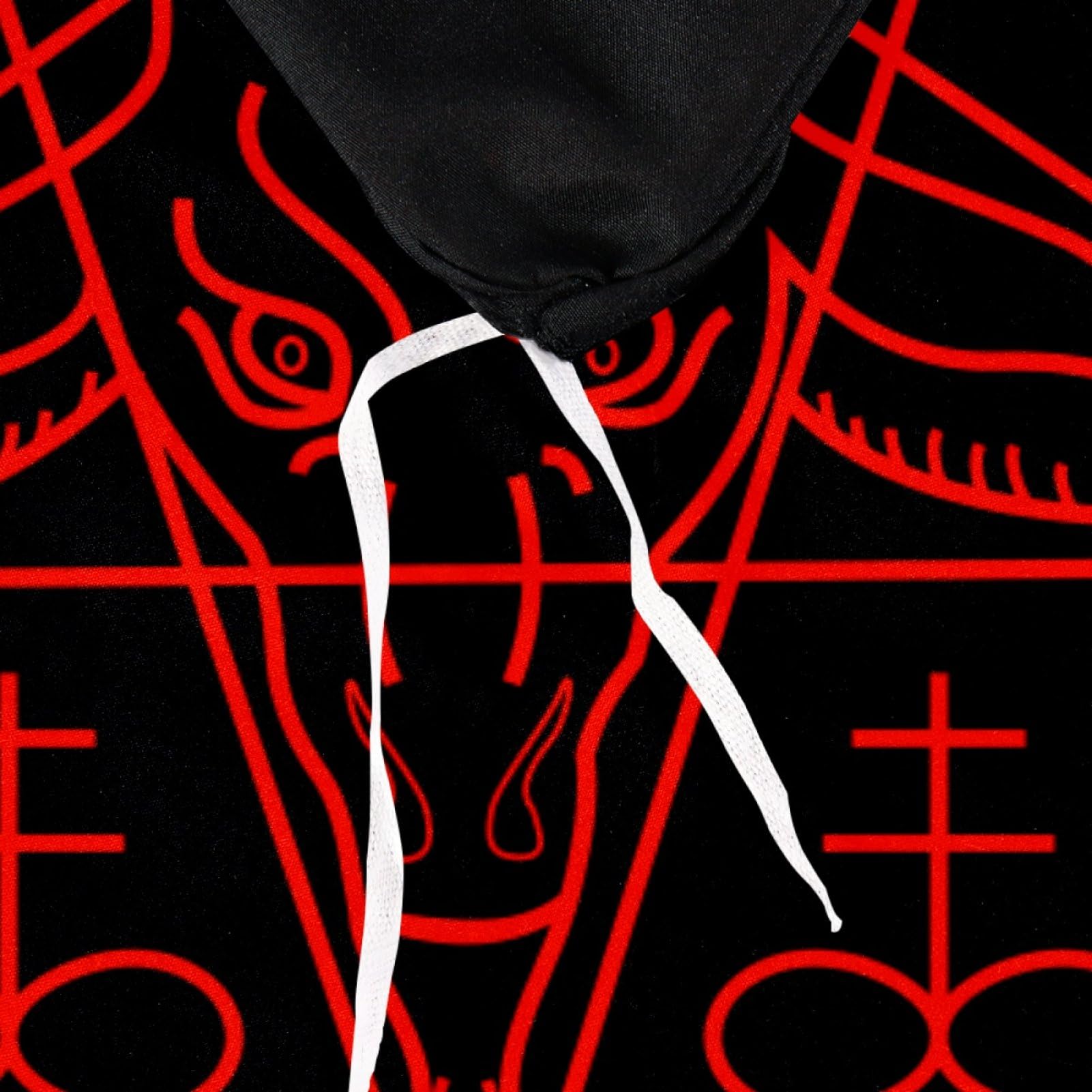 Anna Cowper Baphomet and Lucifer Bedding 3 Piece Duvet Cover Set Queen Size,Comforter Cover with Zipper Closure, 4 Corner Ties