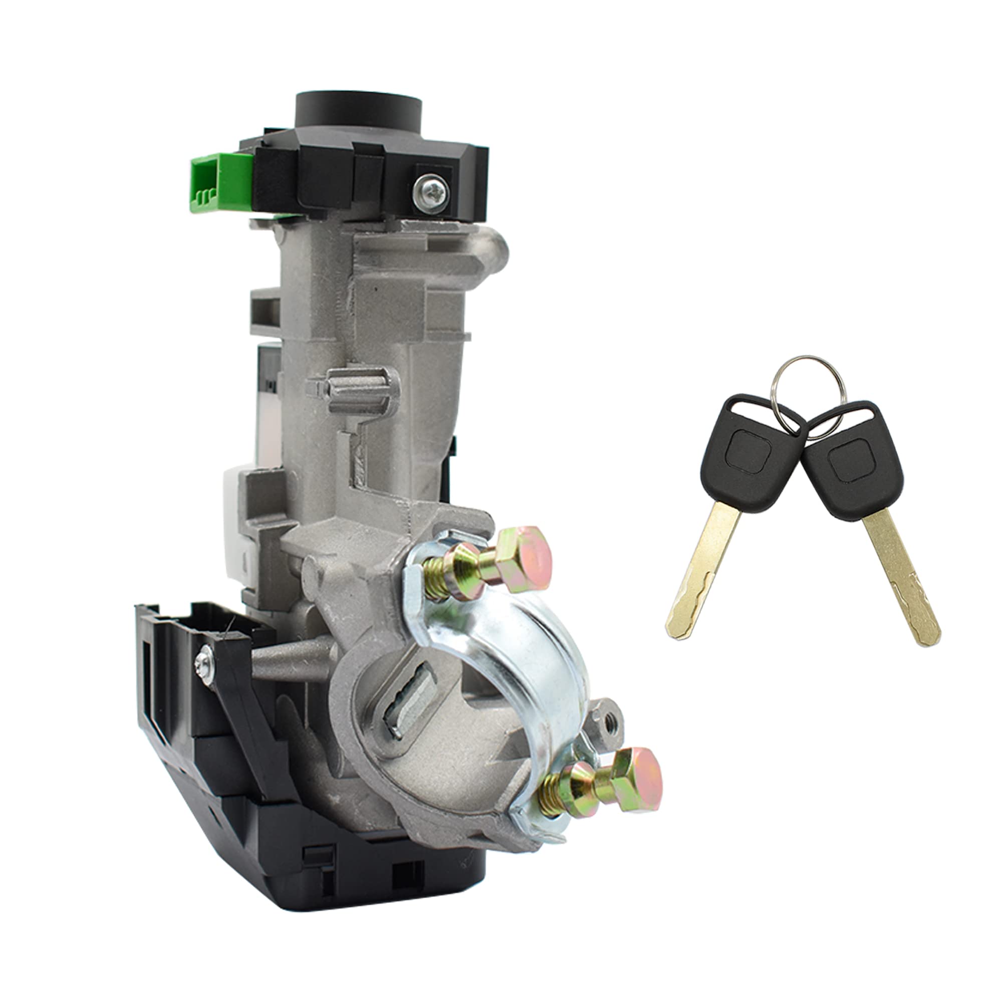 35100-SDA-A71 Ignition Switch Lock Cylinder Assembly with 2 Chip Keys for Honda Accord Odyssey Fit CRV 2003-2006 Replace 06350-SAA-G30