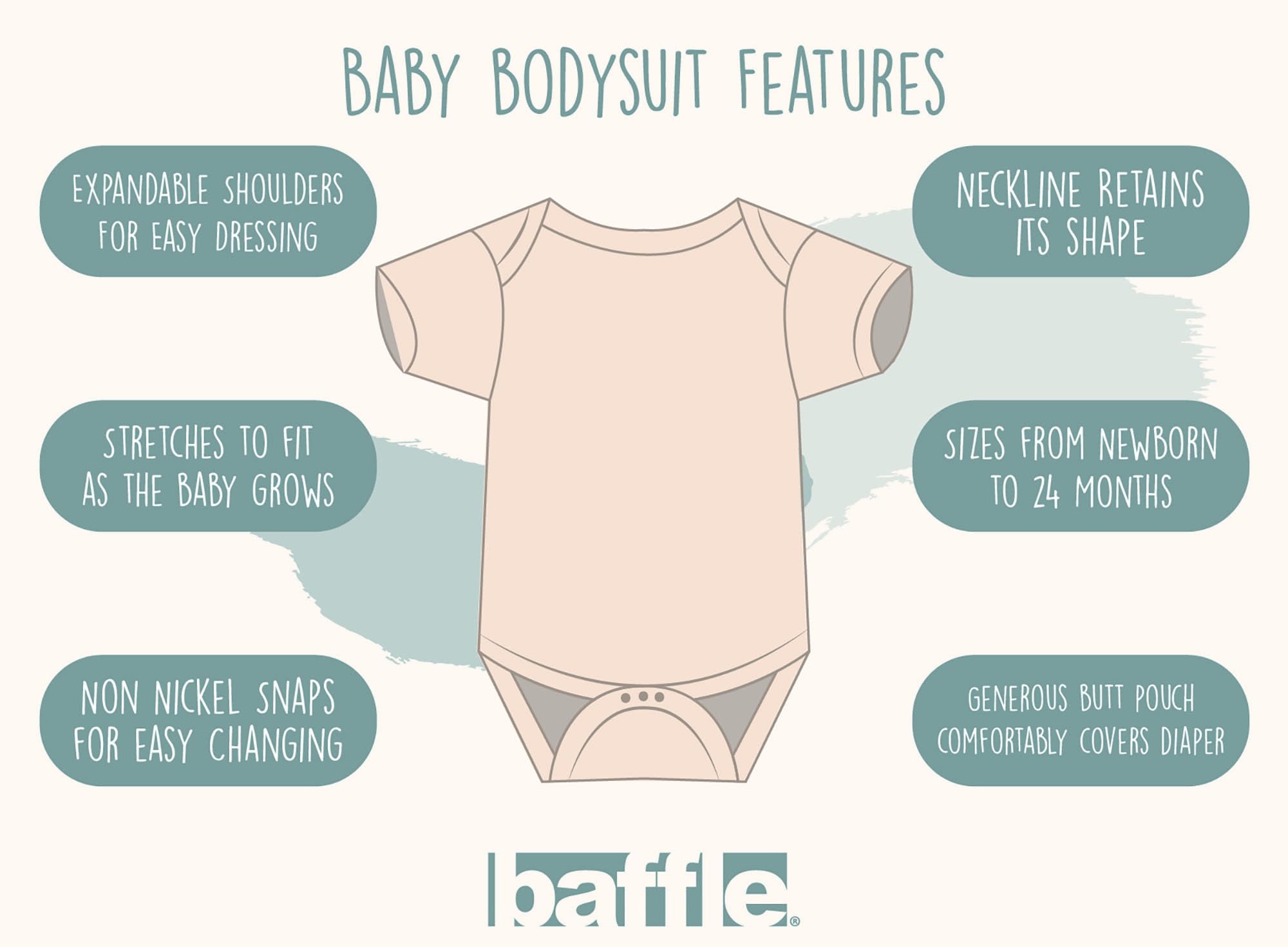 Baffle Custom Baseball Onesie, MY FIRST BASEBALL SEASON (Name & Number on Back), Personalized Baby Onesie, Unisex Onesie (3M, WHITE LONG SLEEVE)