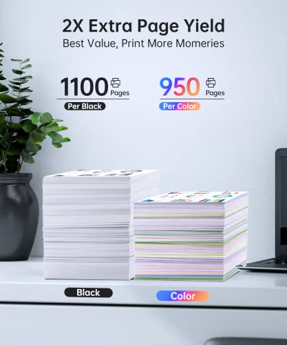702XL Ink Cartridges Combo Pack Remanufactured Replacement for Epson 702 702XL T702 T702XL Ink Cartridges for Epson Printer Workforce Pro WF-3720 WF-3730 WF-3733 Printer Ink Cartridges 702 (4 Pack)