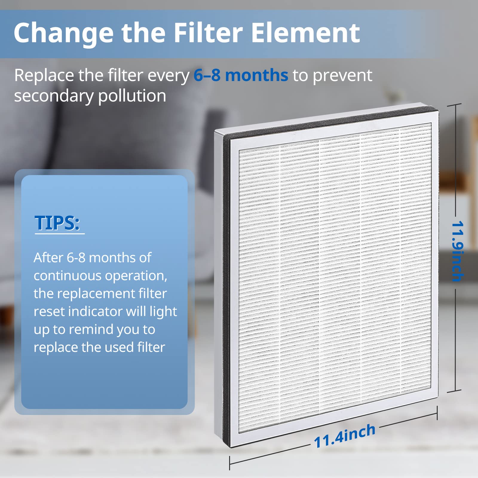 2 Pack Vital 100 True HEPA Replacement Filter Compatible with LEVOIT 100 Air Purifier, H13 and High-Efficiency Activated Carbon Set, Part Number 100-RF