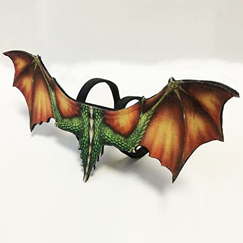Adjustable Bearded Dragon Harness and Leash,Leather Reptile Leash Outdoor Harness Leash with Bat Wings for Lizard Reptiles Amphibians Small Pet Black Gray B