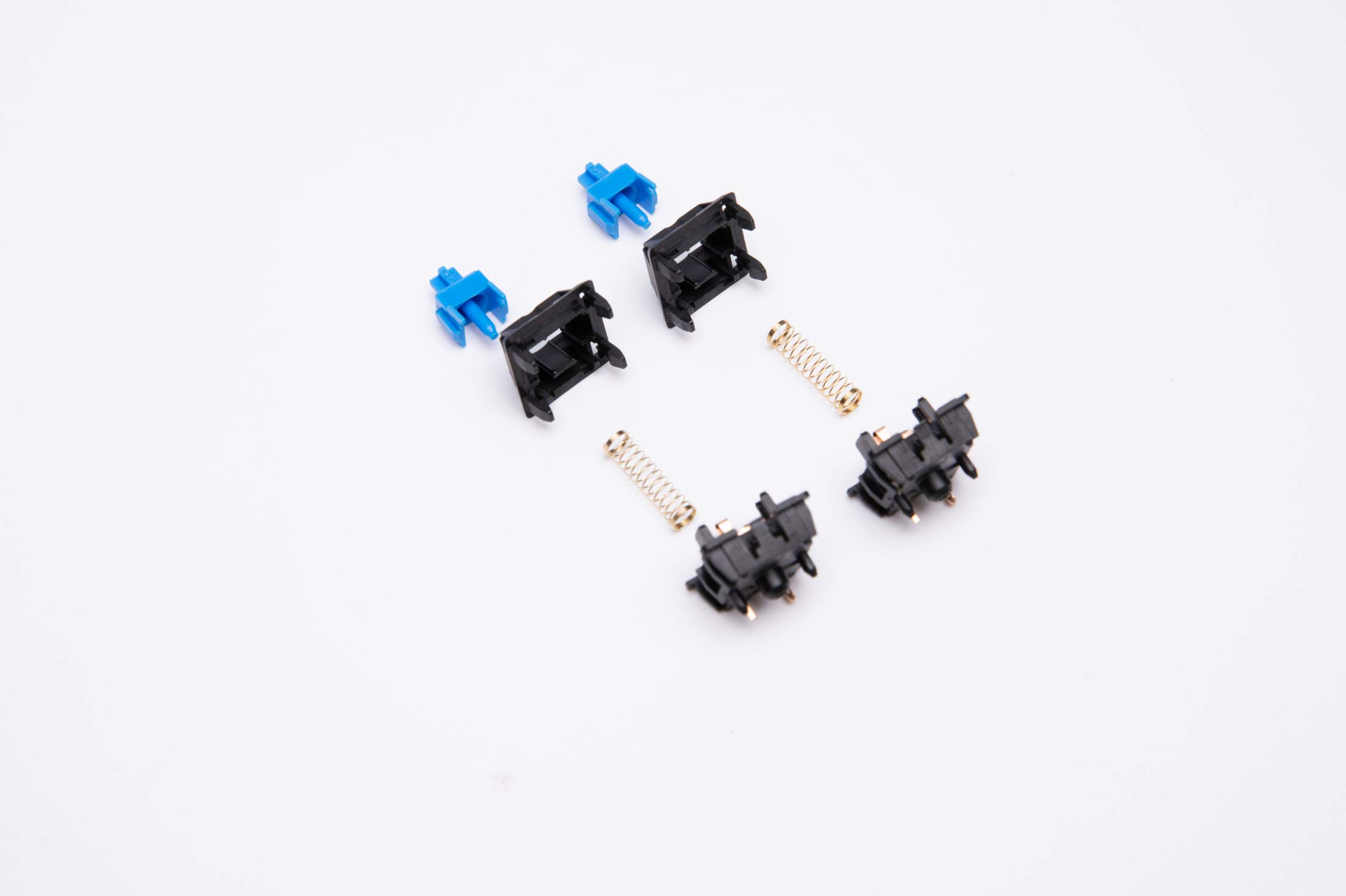 HK Gaming MS-1 Mechanical Key Switches for Mechanical Gaming Keyboards | PCB Mounted | Pre Lubed | 67cN ; Linear (Pro Marlin Blue, 120 Pcs)