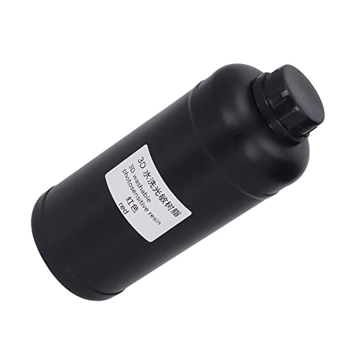 3D Printer Resin, 3D Resin Washable High Strength 1000ml for LCD DLP(Red)