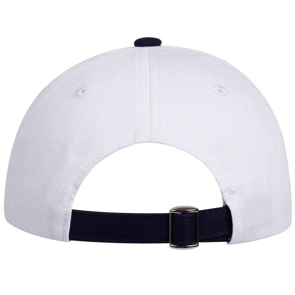 2 Pcs Captain Hat and First Mate Hat Set Matching Skipper Boating Baseball Caps Nautical Marine Sailor Embroidered Hat(White)