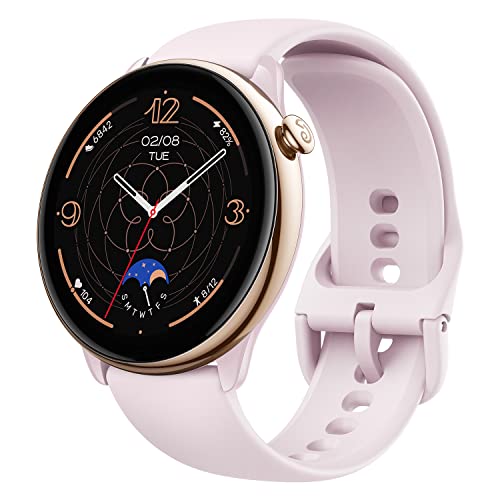 Amazfit GTR Mini Smart Watch for Women,14-Day Battery Life, Sports Watch with GPS, 5 Satellite Positioning Systems, Fitness Health Tracker with Heart Rate, SPO₂ Monitoring,5 ATM Water Resistance,Pink